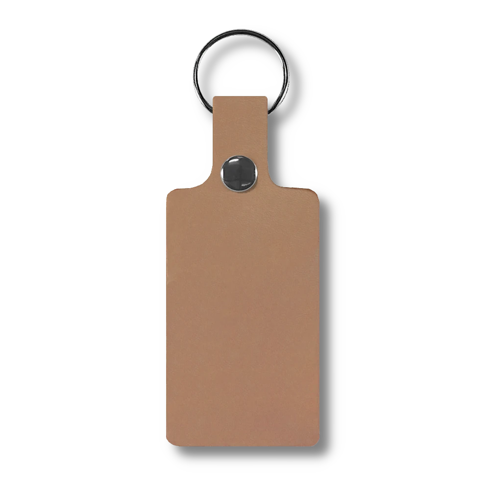 Blank Rectangle Keyring - MPR Leatherworks Gifts